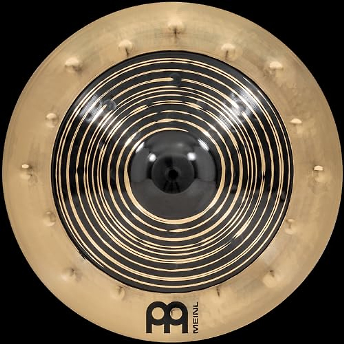 Meinl Cymbals Classics Custom Dual 18" China Cymbal, Dark and Brilliant Finish — Made in Germany — for Rock, Metal and Fusion, 2-Year Warranty, (CC18DUCH)