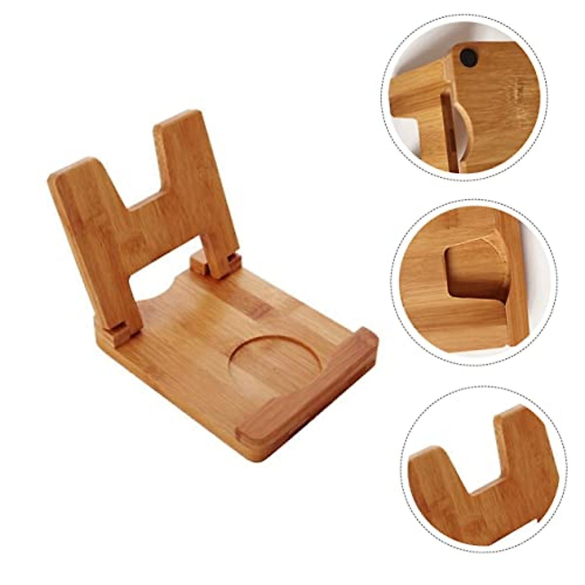 Zerodeko 1pc Lid Rack Desk Shelves Pot Lid Rest Holder Pot Cover Holder Desktop Organizer Shelf Tabletop Pan Lid Rack Pot Lid Shelf Folding Bracket Lid and Spoon Rest Pot Lid Stand Bamboo