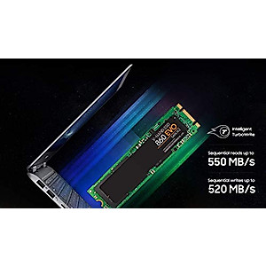 SAMSUNG 860 EVO SSD 1TB - M.2 SATA Internal Solid State Drive with V-NAND Technology (MZ-N6E1T0BW)