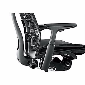 Herman Miller Embody Ergonomic Office Chair | Fully Adjustable Arms and Carpet Casters | Black Balance