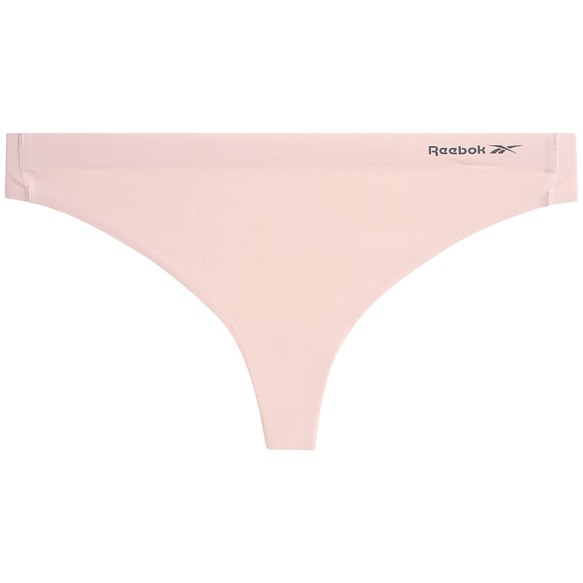 Reebok Women's Thong Underwear - 4 Pack or 8 Pack Breathable Stretch Performance Sexy Seamless Thong Panties for Women (S-XL), Size Small, Coral Paradise/Lotus/Sharkskin/Black-4pk