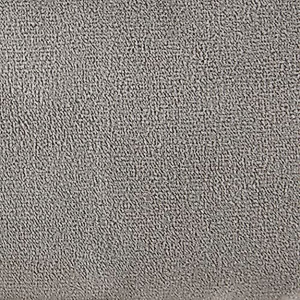 Martha Stewart Secor Entryway Accent Bench With Gold Metal Half Moon Base, Cushion Seat, Modern Suede-Like Fabric Sitting Bench, Easy Assembly Bedroom Furniture, 48" W x 16" D x 18" H, Grey