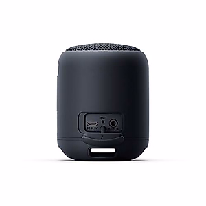 Sony Compact and Portable Waterproof Wireless Speaker with Extra Bass - Black