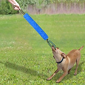 ELEGX Interactive Dog Bungee Toy with Squeaky Sound, Ideal for Aggressive Chewers & Dog Teeth Cleaning, Suitable for Small to Large Breeds
