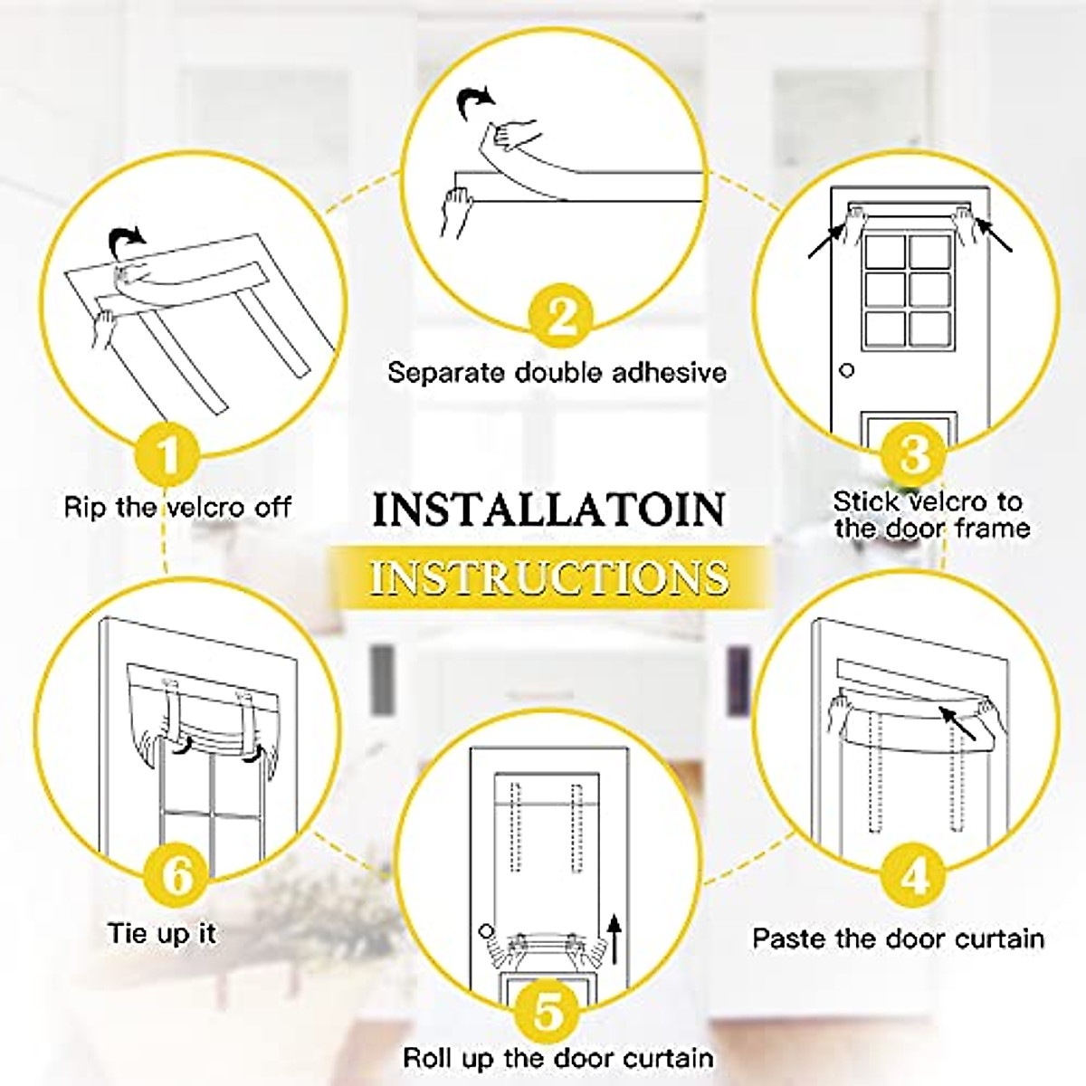 NICETOWN Blackout Door Curtains, Farmhouse French Velvet Door Short Curtain for Privacy, Easy Installed Tricia Door Panel, Front Door Sidelight Curtain Tie up Shade, (Light Beige, 26" x 40", 1 PC)