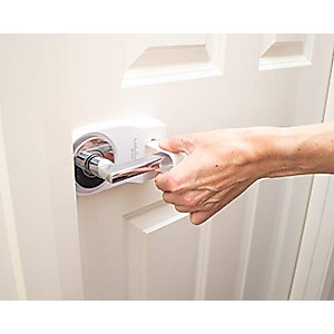 Little Chicks Baby Safety Lever Door Handle Lock - Firm & Strong Hold - Non-Adhesive - Suitable for Door Handles with 3 inches Diameter - 3 Pack - Model CK028
