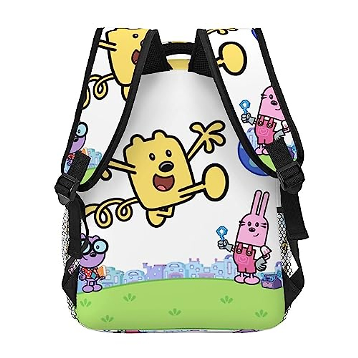 KOVOS Wow! Wow! Anime Wubbzy! Laptop Bag Cartoon Backpack Casual Travel Backpacks Daypack For Men Women