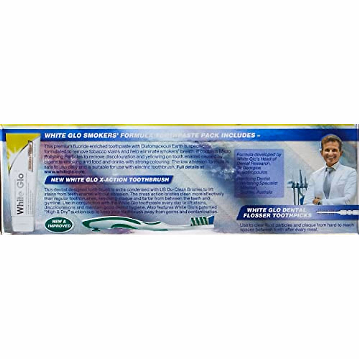 White Glo Smokers Formula Whitening Toothpaste (100ml)
