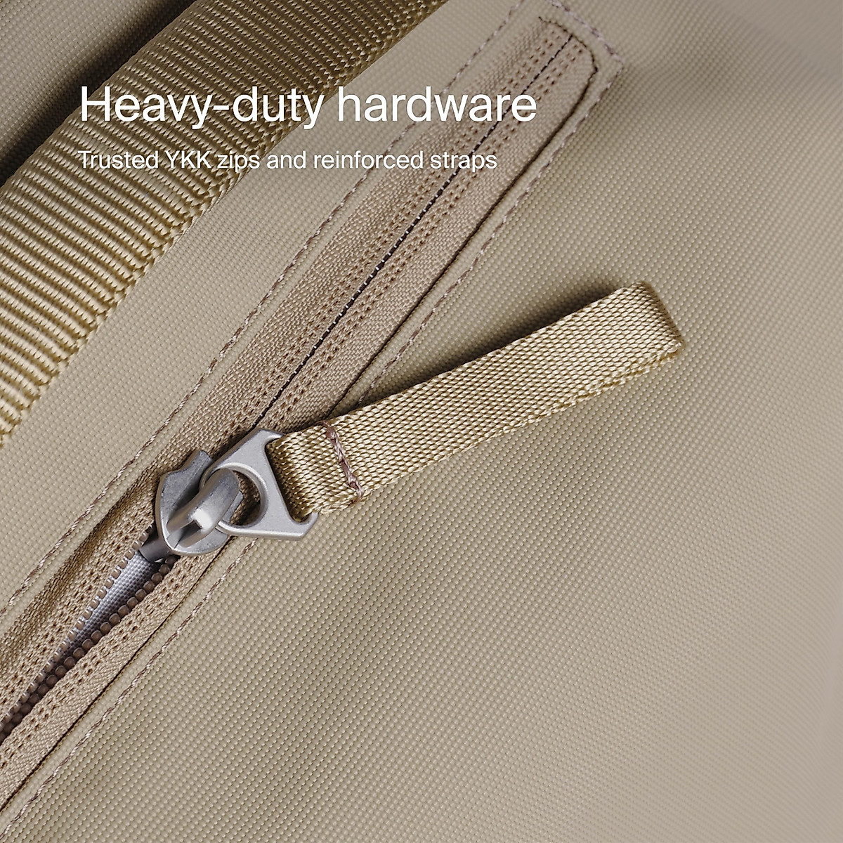 Urth Norite 24L Modular Camera & Laptop Travel Backpack — Water Resistant, Anti-Theft, Recycled Bag for DSLR, 13-16 Inch Laptop in Beige