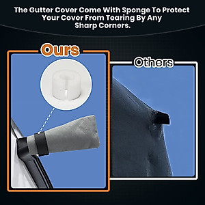 Leader Accessories 27'-30' Travel Trailer RV Cover Windproof Extra Thick Upgraded 5 Layers Camper Cover with Adhesive Repair Patches