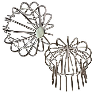 Baitaihem 304 Stainless Steel Drain Outdoor Roof Anti-Blocking Line Cap Drain Cover Gutter Protector Cleaner Gutter Cleaning Tool,4 inch