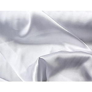Sedona Designz Bridal Wedding Satin Charmeuse Fabric - 60" Wide, Lightweight and Smooth, 100% Polyester, Luxurious Bridal Fabric, Premium Satin, Elegant Wedding Material, Soft and Silky Fabric