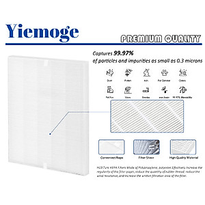 Yiemoge 115115 Replacement filter A: Compatible with winix Plasmawave C535 5300 5300-2 6300 6300-2 AM90 P300 Air Purifier - 3 TURE HPEA filter only