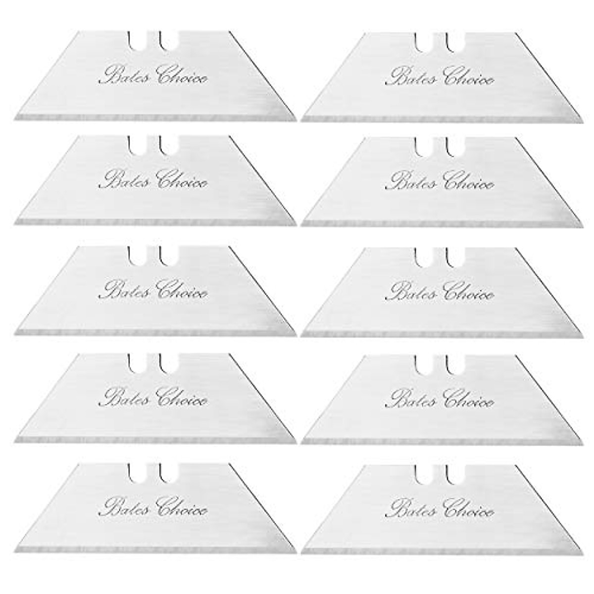 Bates- Utility Knife Blades, 40 Pack, Box Cutter Blades, Razor Blades Utility Knife, Razor Knife Blades, Replacement Blades, Razor Blades for Box Cutters, Box Razor Blades, Box Cutter Blades Refills.