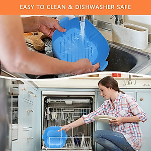 Air Fryer Silicone Liners Square - 8 Inch Reusable Silicone Air Fryer Liners 2 Pack with Oil Sprayer for Cooking Food Safe for 4 to 7 Qt Air Fryer Basket Oven Accessories