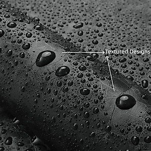 Yasinet Peel and Stick Wallpaper Black Removable Wallpaper Modern Black Embossed Thicken Self Adhesive Black Textured Contact Paper for Cabinets Walls Waterproof Vinyl Roll 78.7"x 15.7"