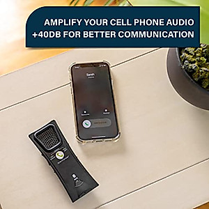 Hearing Aids for Seniors - Bluetooth Hearing Aid Amplifier - 40dB Cellphone Sound Amplifier - Smartphone Call Enhancer for Elderly, Effortless Connection & Enhanced Hearing Experience.