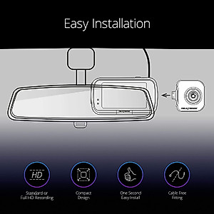 Nextbase Series 2 Cabin View Dash Camera - Wide-Angle Interior Recording, Compatible with Nextbase 322GW, 422GW, 522GW, 622GW Dash Cam Models - HD Quality Nextbase Dash Cam for Cabin View