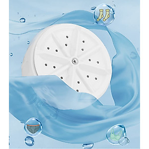 Mini Washing Machine High Power Portable Washer Ultrasonic Turbo with USB Laundry Artifact Dorm Travel Business (1)