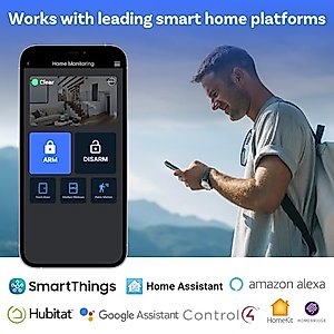 6-Zone Wired Smart Alarm Panel - Konnected Alarm Panel - Make Wired Alarm System Smart - SmartThings, Alexa, Home Assistant - No Batteries or Monthly Fees - Wi-Fi Connection - Accessories Included