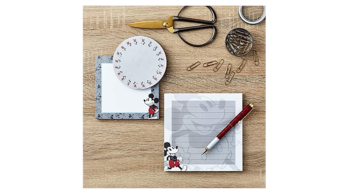 Hallmark Disney Mickey Mouse Notepad & Pen Set - 3 Sizes