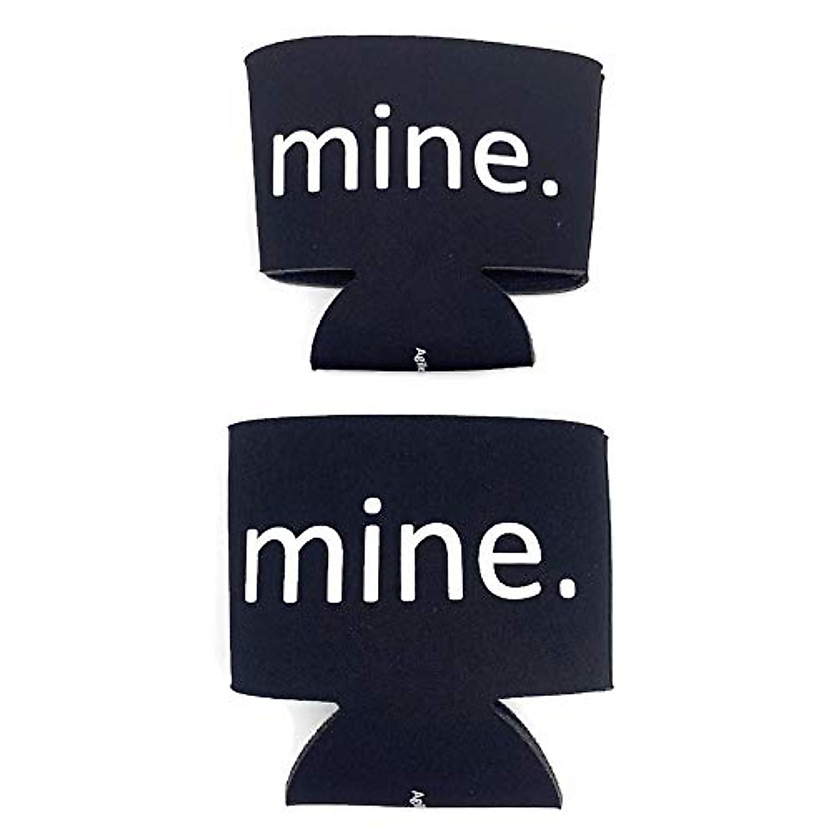 Ice Cream Pint Holder Insulated Sleeve - 2 Pack - Mine - Black