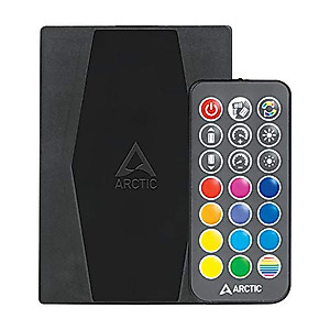 ARCTIC Freezer 50 (incl. A-RGB Controller) - Multi Compatible Dual Tower CPU Fan with A-RGB, CPU Air Cooler for AMD and Intel, Two Pressure-Optimised Fans, 6 Heatpipes, Incl. MX-4 Thermal Paste