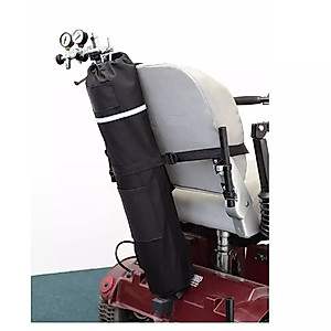 Oxygen Cylinder Tank Backpack Holder for Mobility Scooters - E Size Tank - F/Devices Without Push Handles