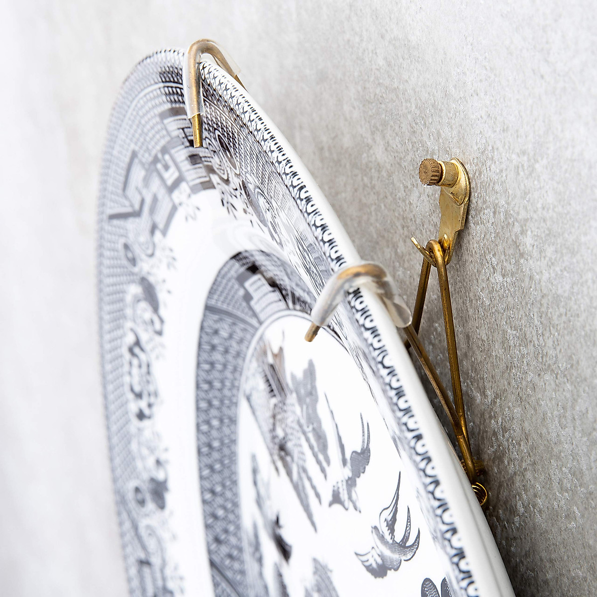 Better Houseware Plate Hanger Brass, FITS 7"-10" PLATES