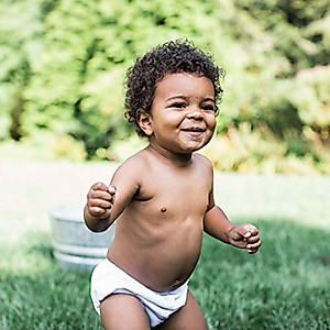 i Play. Baby Ultimate Reusable Snap Swim Diaper, New White, 6 Months