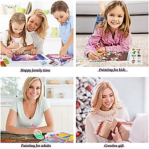 Hlison 5D Diamond Painting Kits for Adults, Diamond Art Kits for Kids Beginner, Sunflower DIY Rhinestone Diamond Painting for Gift, Home Wall Decor (12”W x 16”L)