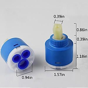 Faucet Cartridges Replacement Parts for Sink Tub Shower (1.57"/40mm)