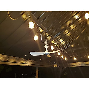 BSTJXDZ 110V Mute Electric Ceiling Fan outdoor gazebo fan indoor bedroom living room air circulation quiet ceiling fan