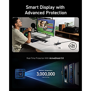 Anker Prime 6-in-1 USB C Charging Station, 140W Compact Power Strip for Work and Travel, 5 ft Detachable Extension Cord with 6 Ports, for iPhone 15/15 Plus/15 Pro/15 Pro Max(Non-Battery, Non-Wireless)