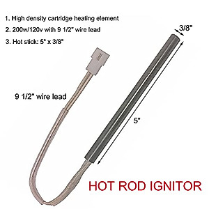 DONSIQIZZ Replacement Parts Kit for Louisiana Pellet Grills and Pellet Smokers Accessories，RTD Temperature Probe, Ignitor and Meat BBQ Probe