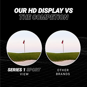 Blue Tees Golf Series 1 Sport Golf Rangefinder with Slope - 650 Yards Range Finder, 6X Magnification Laser Rangefinder, Advanced Flag Pole Locking with Pulse Vibration