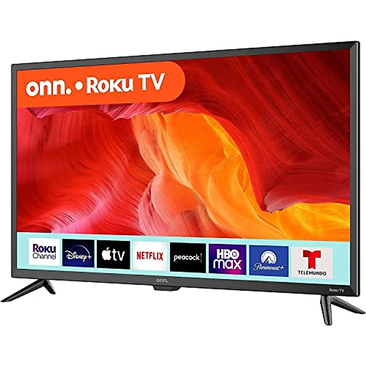 ONN 24-Inch Class HD LED Smart TV 720p Resolution, 60 Hz Refresh Rate, DLED Display, Wireless Streaming 100012590 (Renewed)
