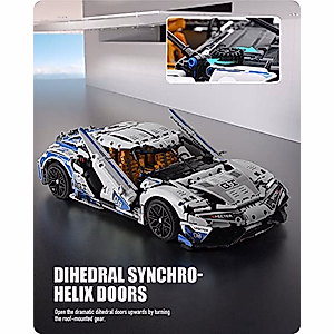 Nifeliz Genera Sports Car Building Toy Sets for Adults, A Colletible Supercar Model to Build and Display, Gift for Sports Car Fans and Adults (2,910 Pieces)