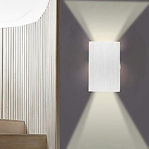 Wall Mounted Corridor Lamp, Decorative Lights LED Wall Light, Aluminum Alloy Corridor Lamp, Garden Lights for Ground/Garden Home Decoration Indoor Outdoor