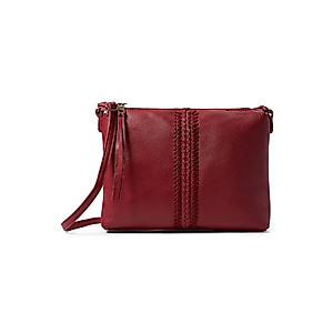 The Sak Briar Leather Crossbody Crimson One Size