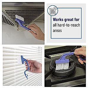 Slick- Window Track Cleaning Brush, 2 Pack, Window Cleaning Brush, Window Groove Cleaning Brush, Window Track Cleaner, Gap Cleaning Brush, Window Groove Cleaning Tool, Window Cleaning Brush Tool
