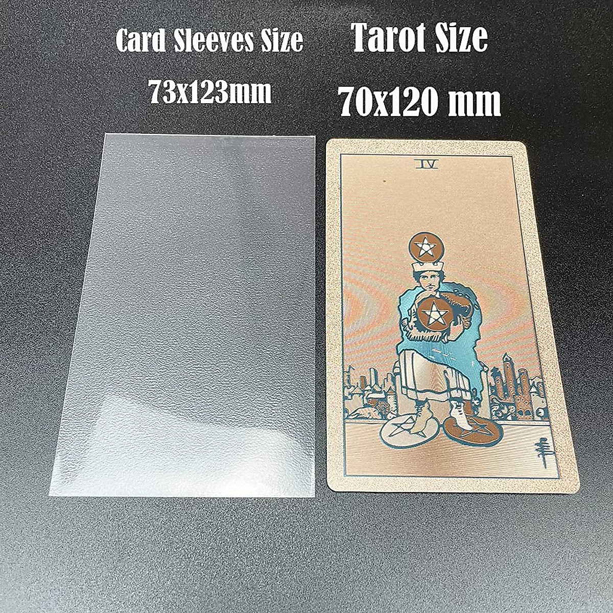 80 PCS/Lot Acid Free Premium Matte Clear Back Tarot Cards Sleeves 73x123mm Oracle Deck Board Game Cards Protector Cover Shield