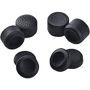 Silicone Cover Skin Case Shell for PS4 Sony Playstation 4 Slim/Pro Dualshock 4 Controller Cover with Pro Thumb Grips x 8 (Graffiti-White)