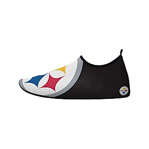 FOCO Pittsburgh Steelers NFL Mens Colorblock Water Shoe