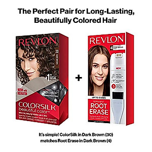 Revlon ColorSilk Hair Color, 30 Dark Brown 1 ea (Pack of 5)