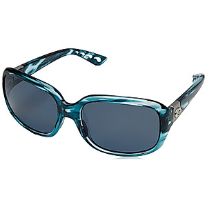 Costa Del Mar Gannet Sunglasses, Blue Tortoise/Grey Polarized, 58mm