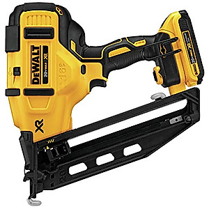 DEWALT 20V MAX* XR Finish Nailer, Angled, 16GA (DCN660D1)