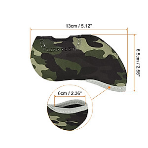 PATIKIL Golf Club Iron Head Covers, 10 Pack Visible Window Waterproof Protection Sleeve for Outdoor Sport, Camouflage