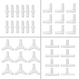 BornFeel Aquarium Airline Tubing Connectors I T L Y 40pcs Fish Tank Air Tube Adapters for 3/16 '' Air Line Hose