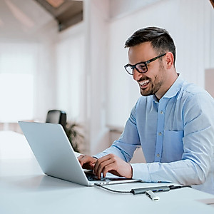 USB C to Ethernet Adapter, 4-in-1 USB-C to USB 3.0 Hub with Gigabit Ethernet Adapter for MacBook Pro/Air, iPad Pro, iMac, XPS, Surface Pro, Notebook Laptop UC164 Dell XPS and More(Gray)